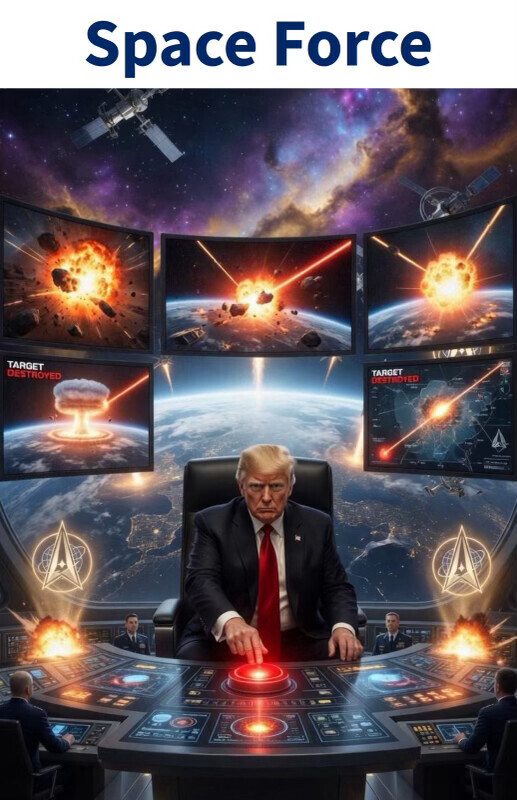 Trump publica foto com 'alienígena' criada com IA - MediaTalks em UOL